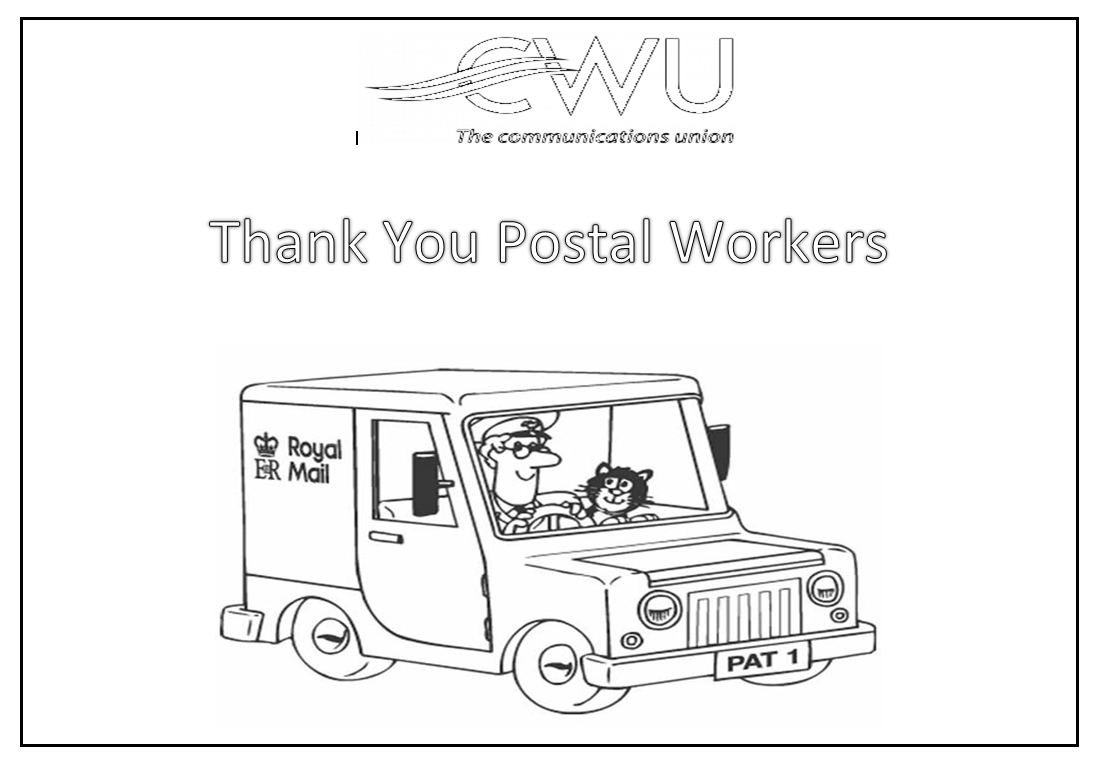 Colouring Sheets – North Staffordshire Postal Branch
